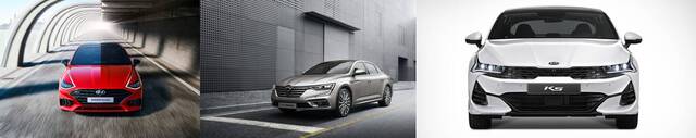 판도 깬 'K5 vs 노리는 '쏘나타' vs 컴백 'SM6'…'중형차 라이벌전'