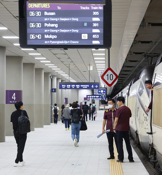 SR, SRT 추석 승차권 27만석 판매…예매율 71%