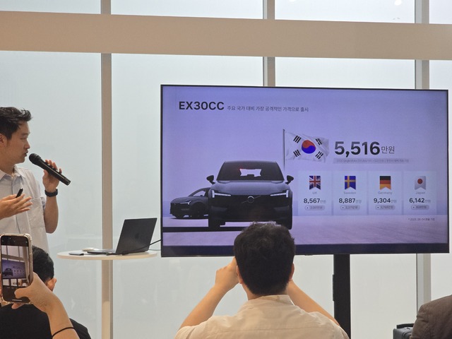 볼보 최초 전기 크로스컨트리 ‘EX30CC’…오프로드 최적화