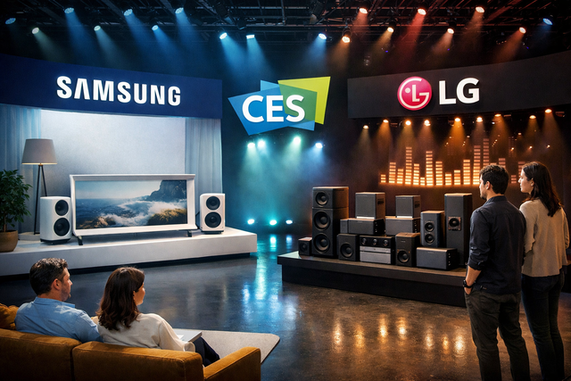 삼성·LG, CES 2026서 '공간 최적화' 홈 오디오 시스템 격돌